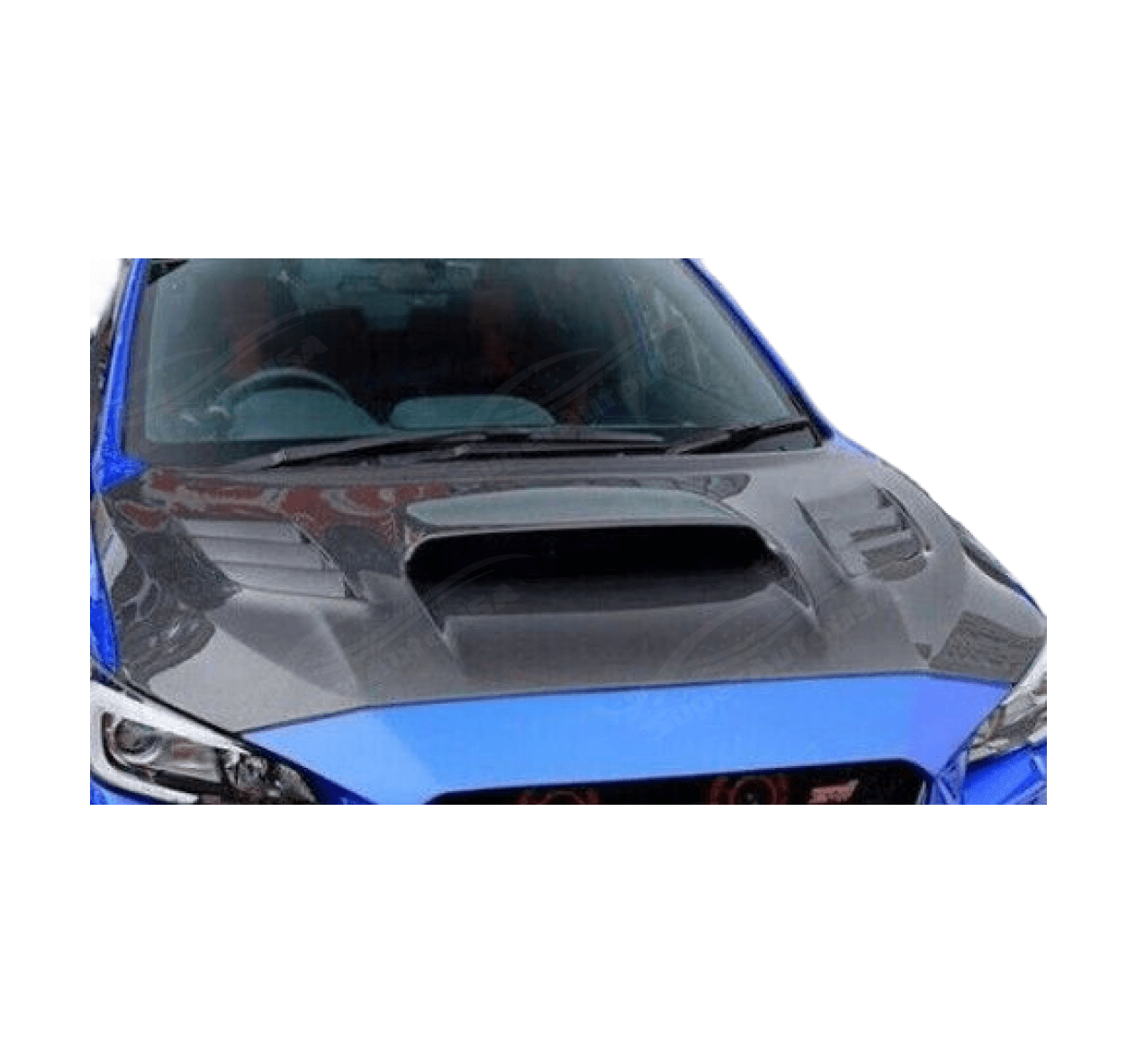 Fits 2015-2021 Subaru WRX VA Chassis Real Carbon Fiber Front Engine Ve ...