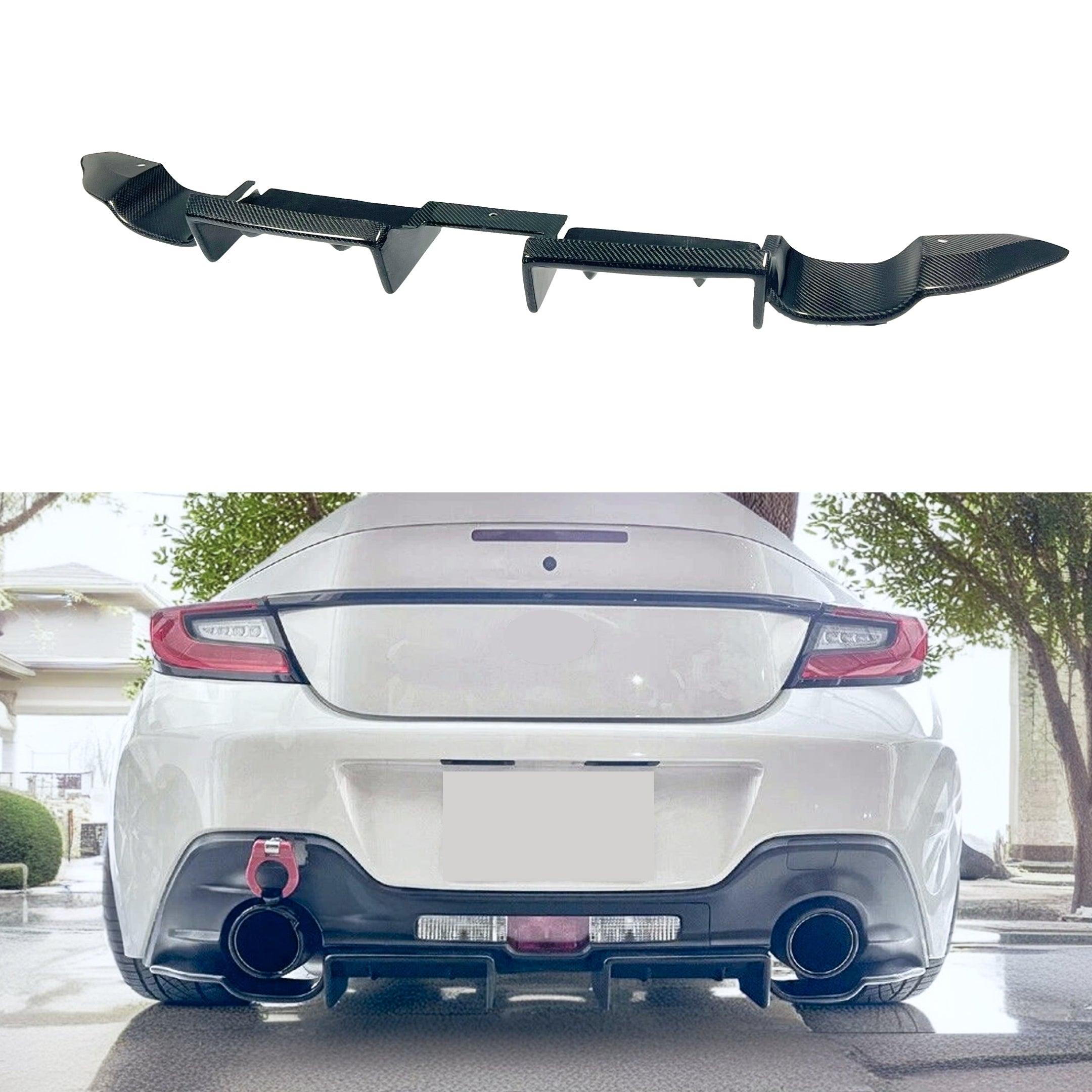 Fits 2022-2025 GR86 Real Carbon Fiber Rear Bumper Lower Diffuser Body ...