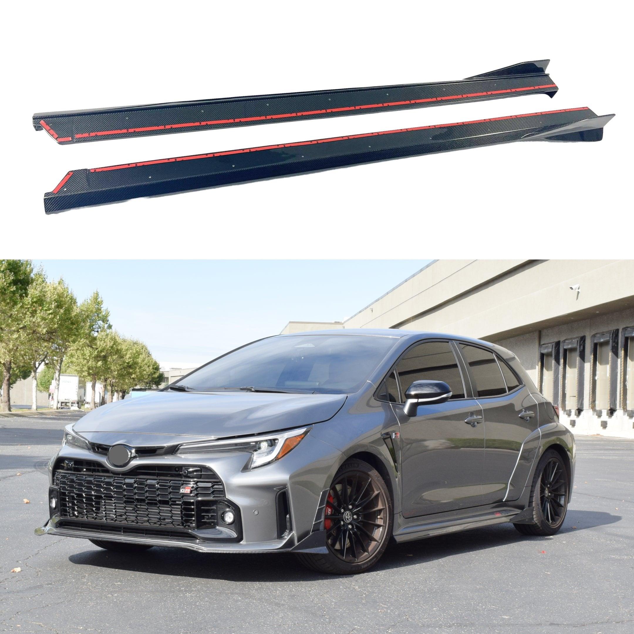 Side Body Skirt Fits 2023-2026 Toyota GR Corolla Real Carbon Fiber ...