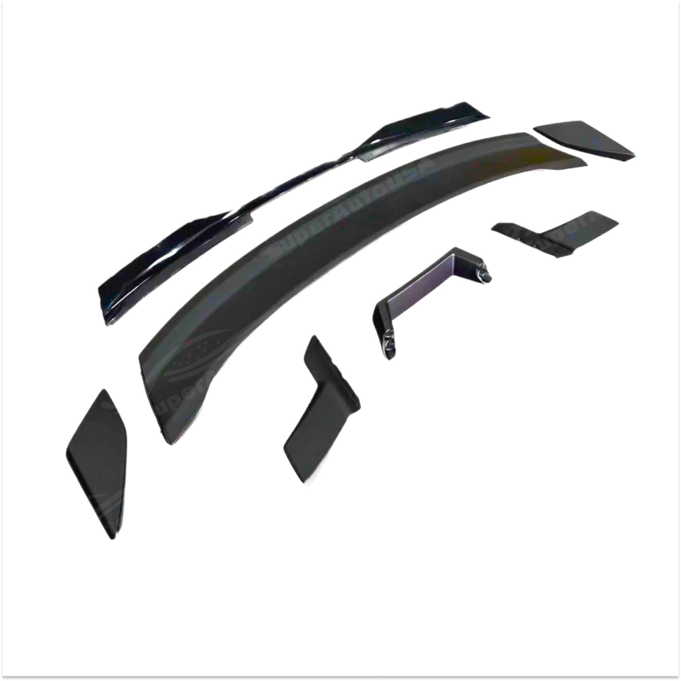 Gloss Black Rear Spoiler W/ Gurney Flap Fit 2024-2025 Up Ford Mustang ...