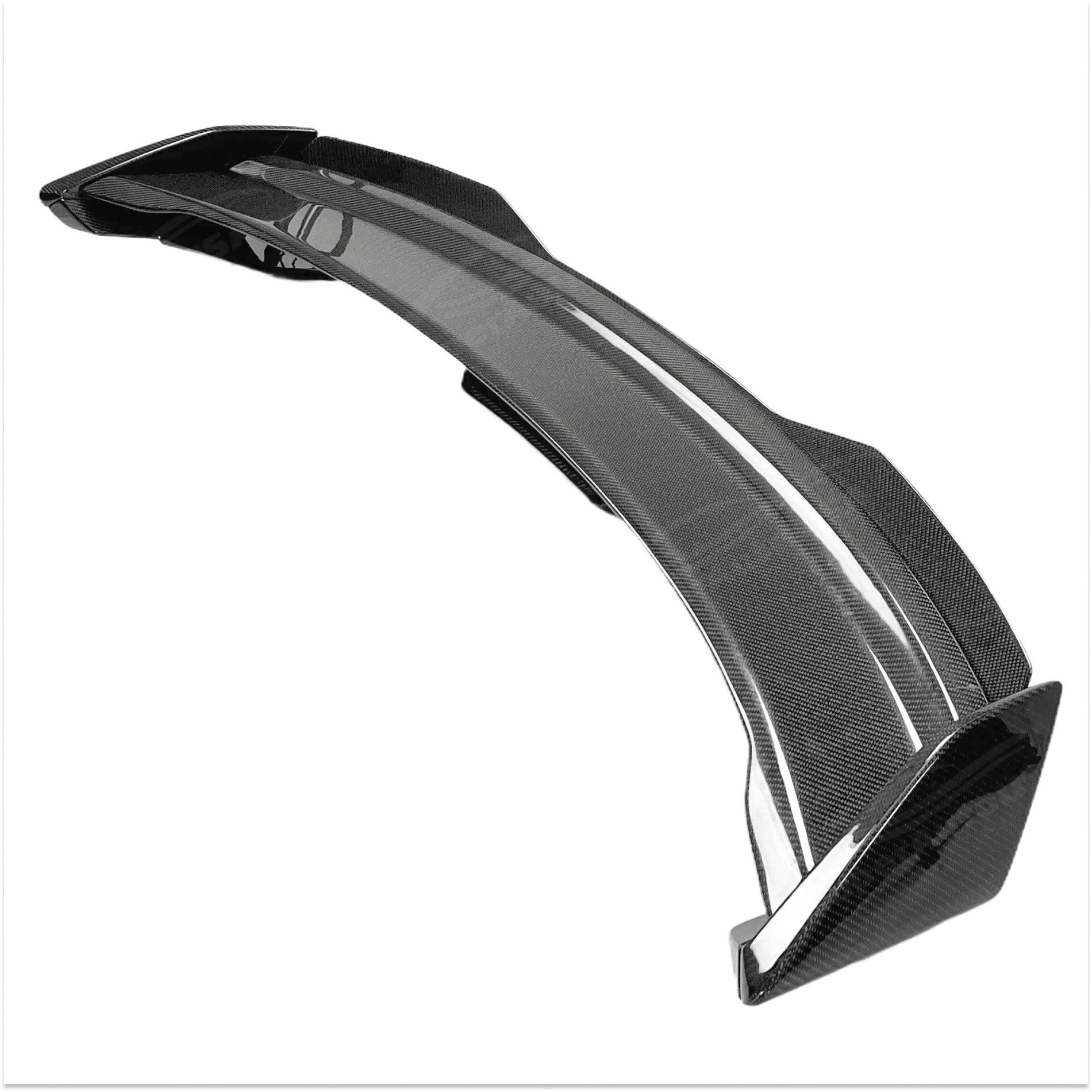Carbon Fiber Rear Spoiler W/ Gurney Flap Fit 2024-2025 Up Ford Mustang ...