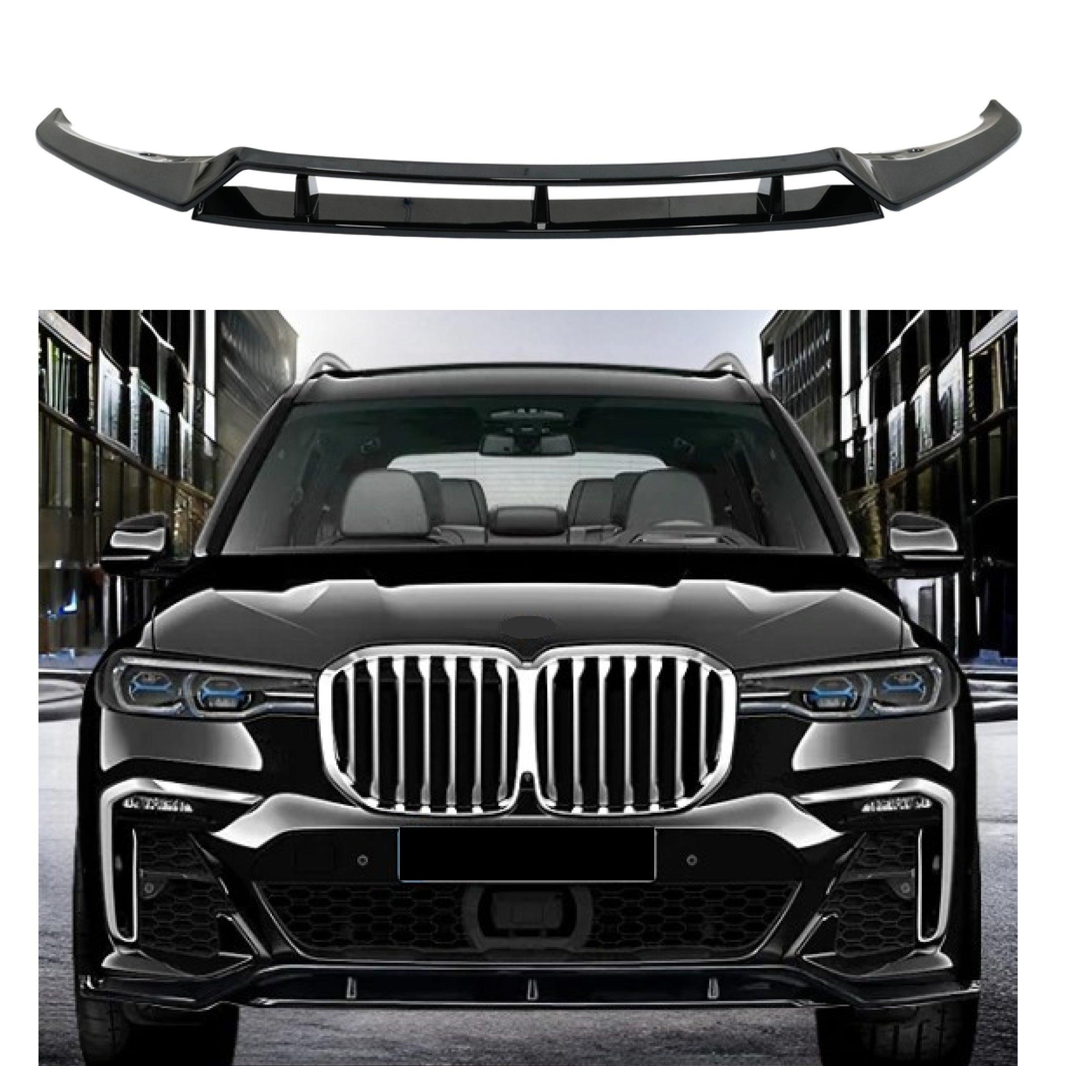 For 2019-2024 BMW G07 X7 Gloss Black M Performance Front Bumper Lip ...