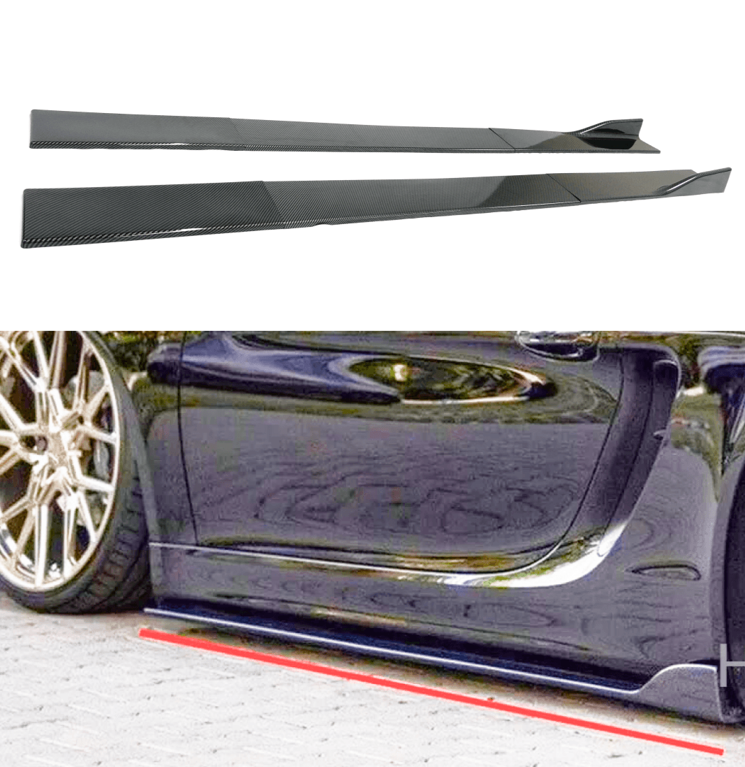 Fits BMW 2000-2025 All Year Model Carbon Fiber Print Side Body Skirts ...