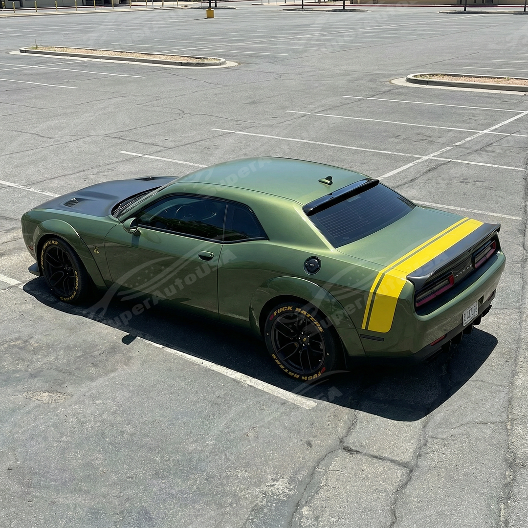 Vortex Generator Duckbill Style Rear Roof Spoiler Wing Fits Dodge Chal ...