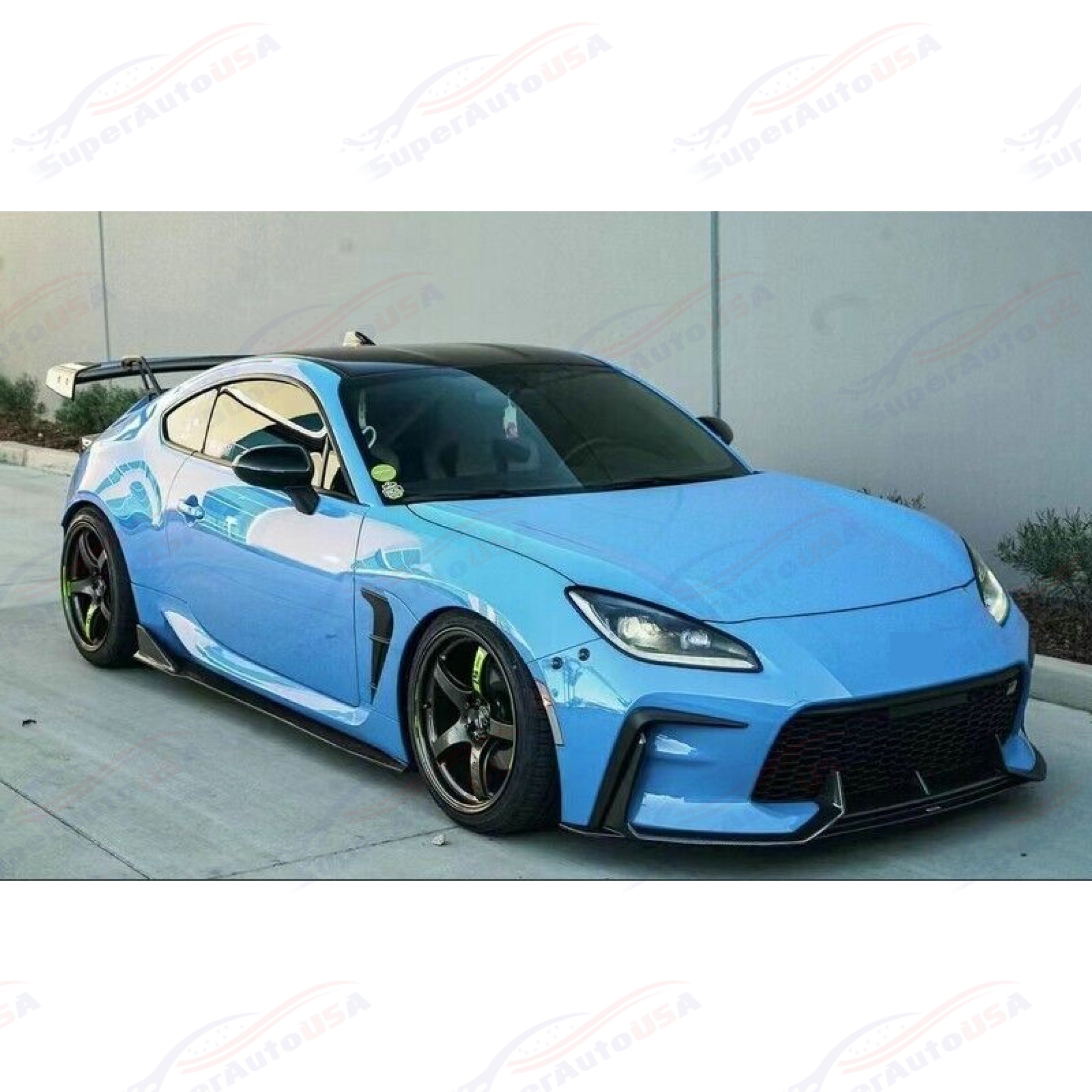 Fits Toyota GR86 2022-Up Carbon Fiber JDM Racing Style Body Kit Side S ...