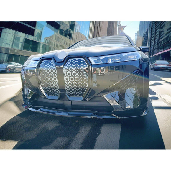 Fits BMW iX 2022-2025 Mid & Roof Spoiler & Front Lip & Rear Corner Spl ...