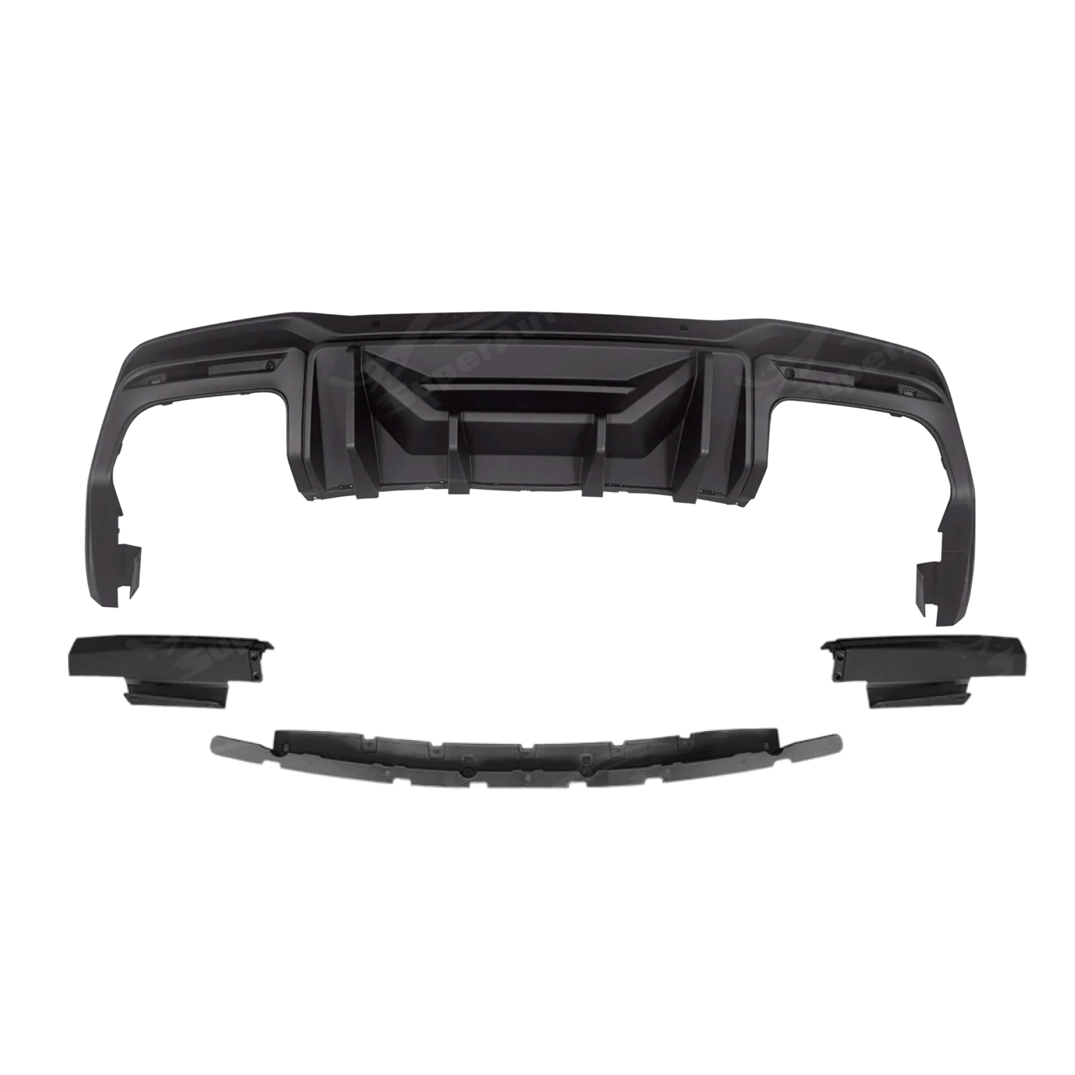 Fit Ford Mustang 2024-2025 Dark Horse Competition Style Rear Diffuser ...