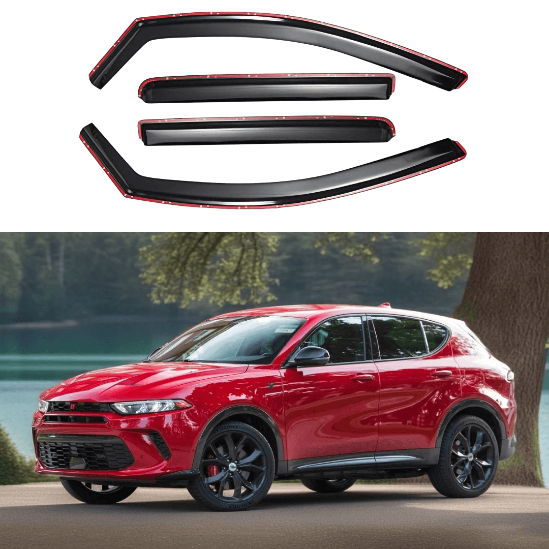 Fits Dodge Hornet 2023-2025 In-Channel Window Visors Rain Guards ...