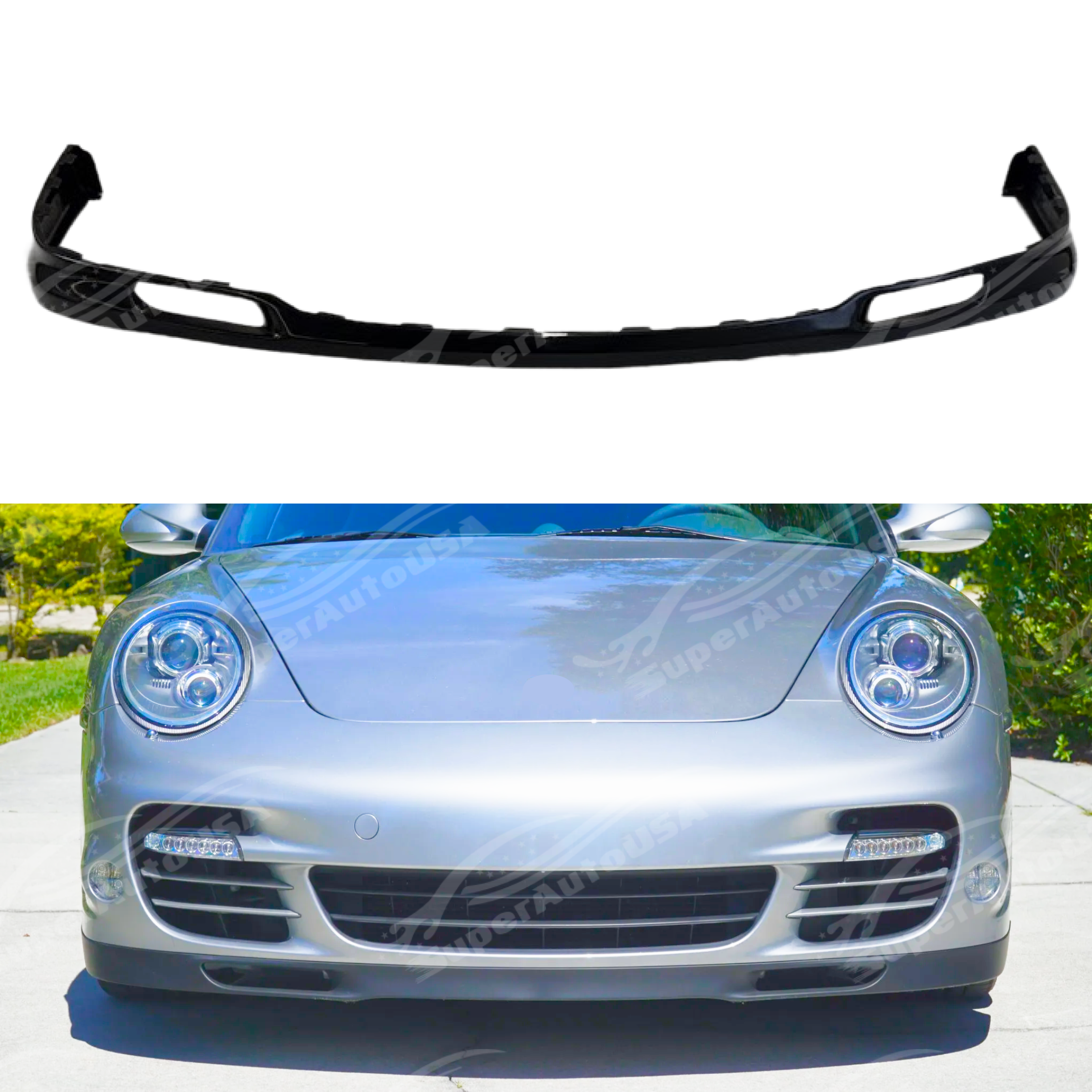 For 07-13 Porsche 911 997 turbo S OE-Style Front Bumper Splitter Lip ...