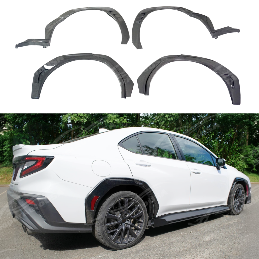 Real Carbon Fiber Car Fender Flares for Subaru VB WRX 2021-2025 ...