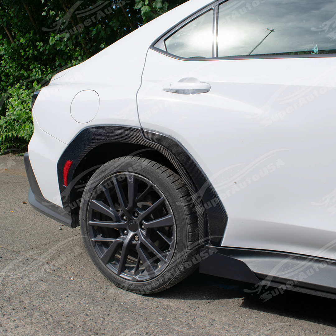 Real Carbon Fiber Car Fender Flares for Subaru VB WRX 2021-2025 ...