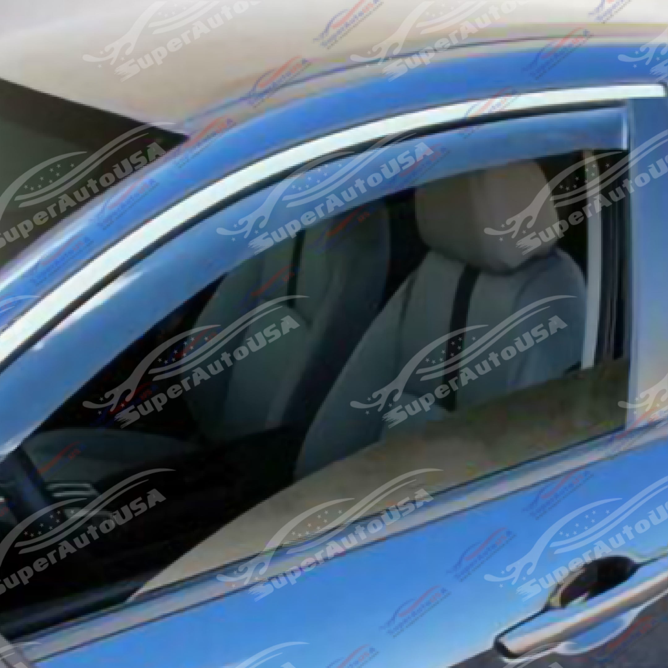 In-Channel Rain Guards Window Visors Sun Wind Snow Vent Side Deflectors ...