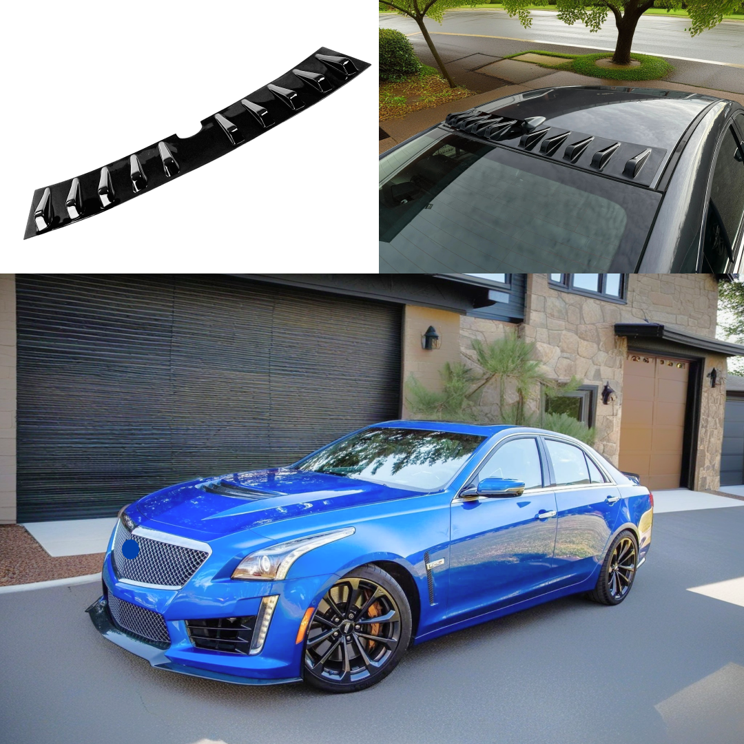 Fits 2016-2019 Cadillac CTS-V Shark Fin Gloss Black Rear Roof Car ...