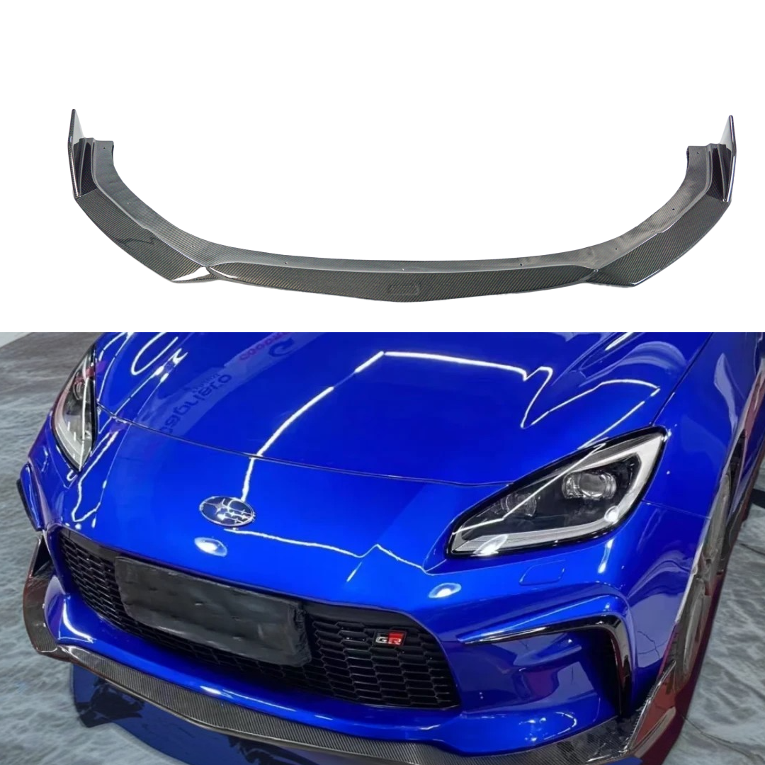 Fits Subaru BRZ 2022-2024 Real Carbon Fiber Front Splitter Lip Spoiler ...