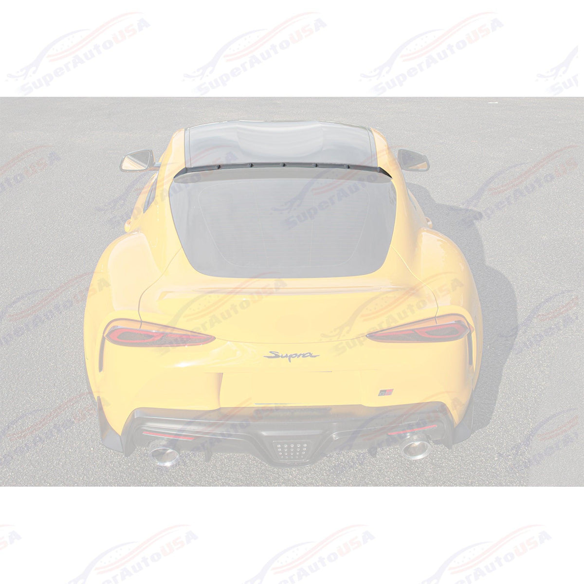 Fits 2020-Up Toyota Supra Gloss Black Performance Rear Roof Spoiler ...