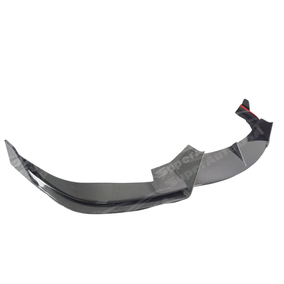 For Tesla Model X 2021-26 Real Carbon Fiber Front Splitter Bumper Lip ...