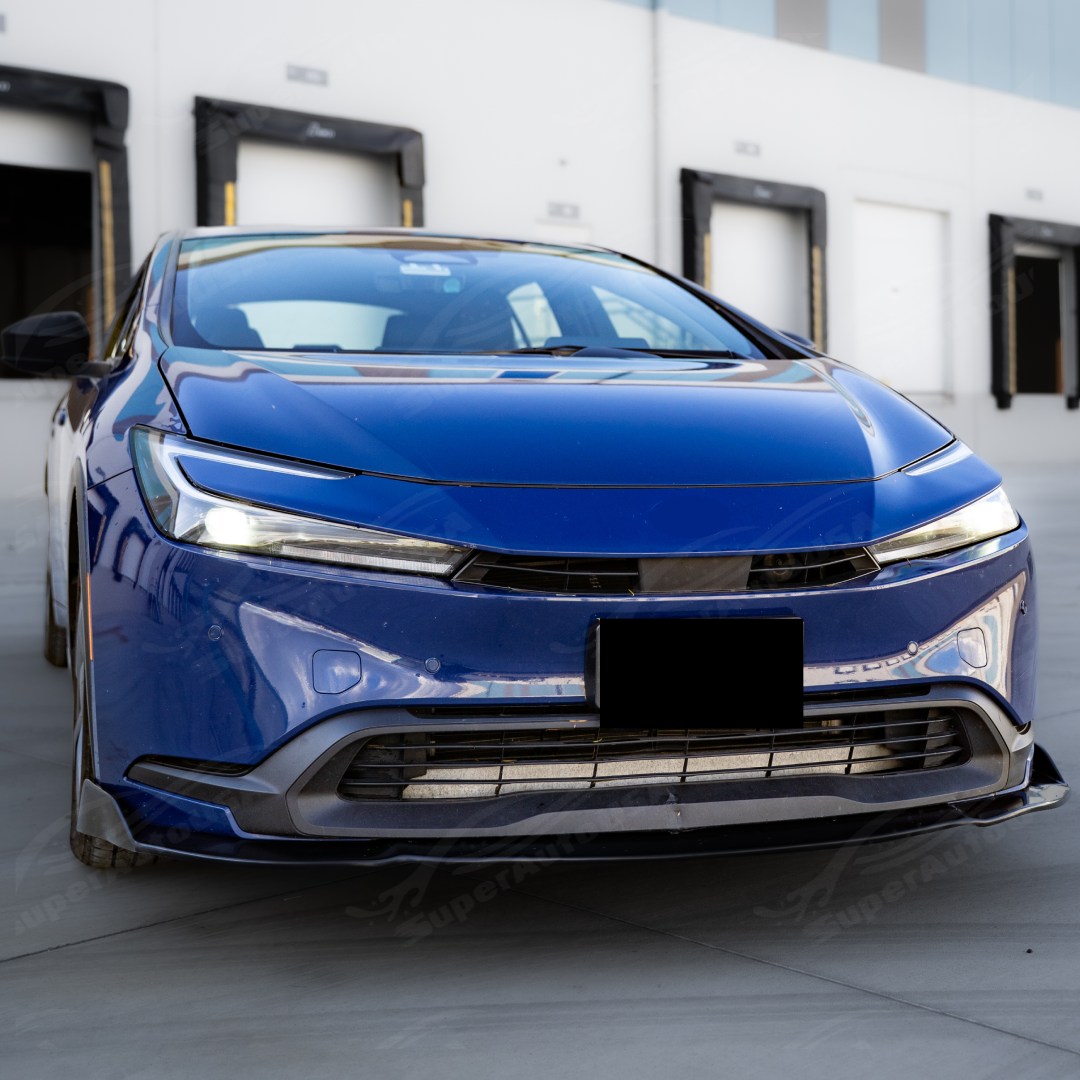 For 2023-2026 Toyota Prius Black Front Bumper Lip Splitter | SuperAutoUSA