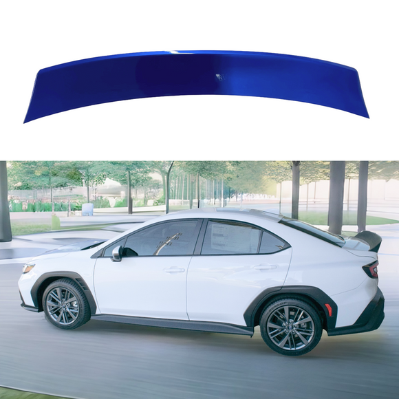 Rear Spoiler Duckbill Wing & K7X Wr Blue Peal For WRX STI 2022-24 ...