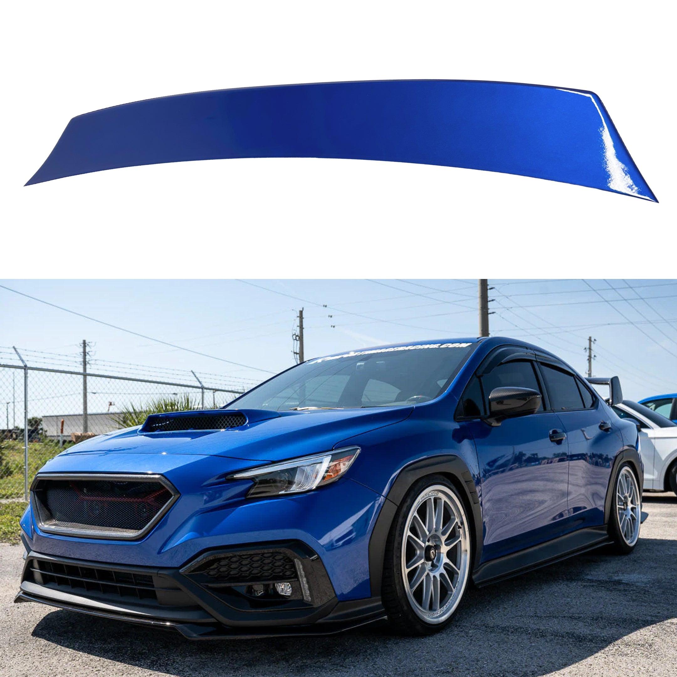 Rear Spoiler Duckbill Wing & K7X Wr Blue Peal For WRX STI 2022-24 ...