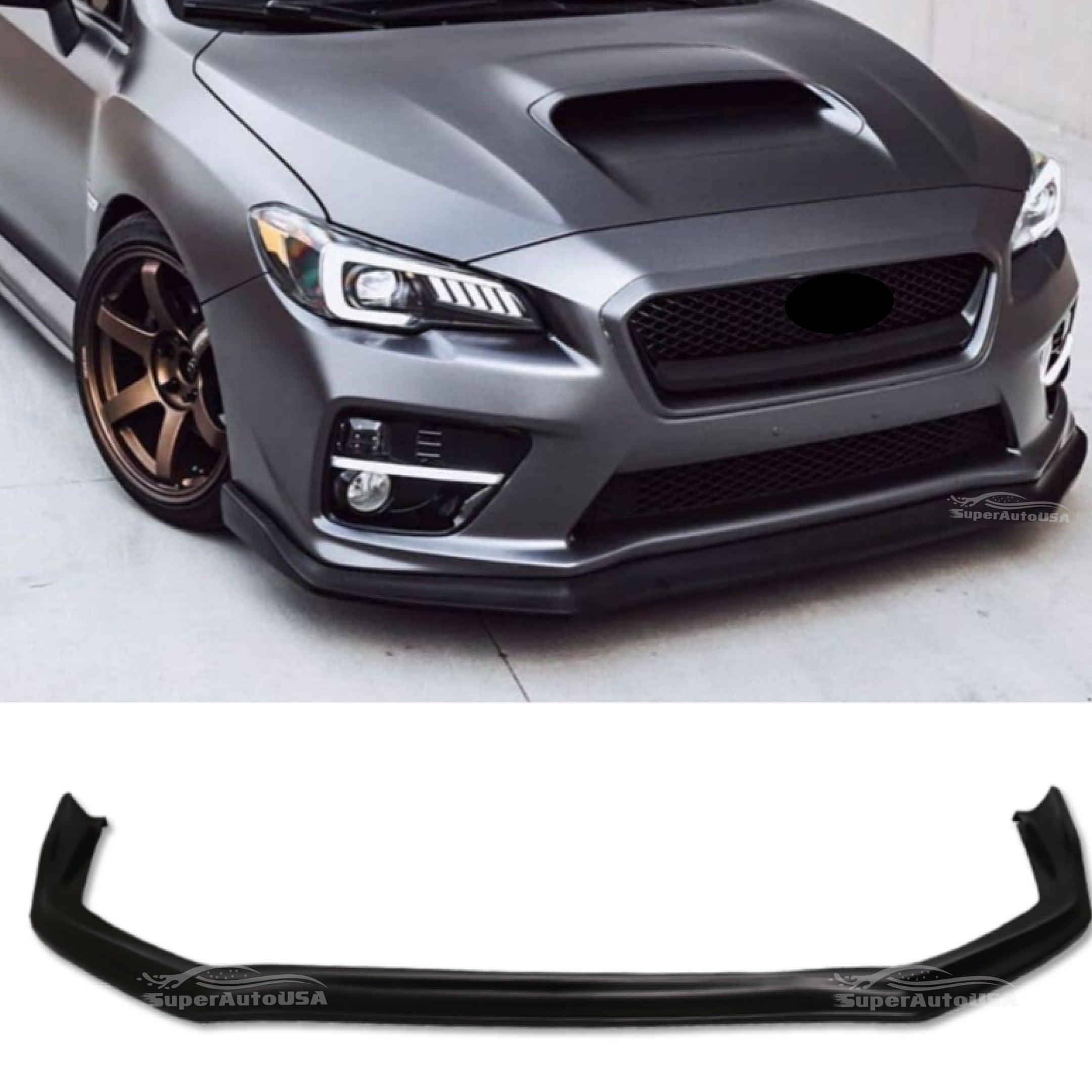 Front Splitter Spoiler Lip Fits Subaru WRX STI 2015-2021 | SuperAutoUSA