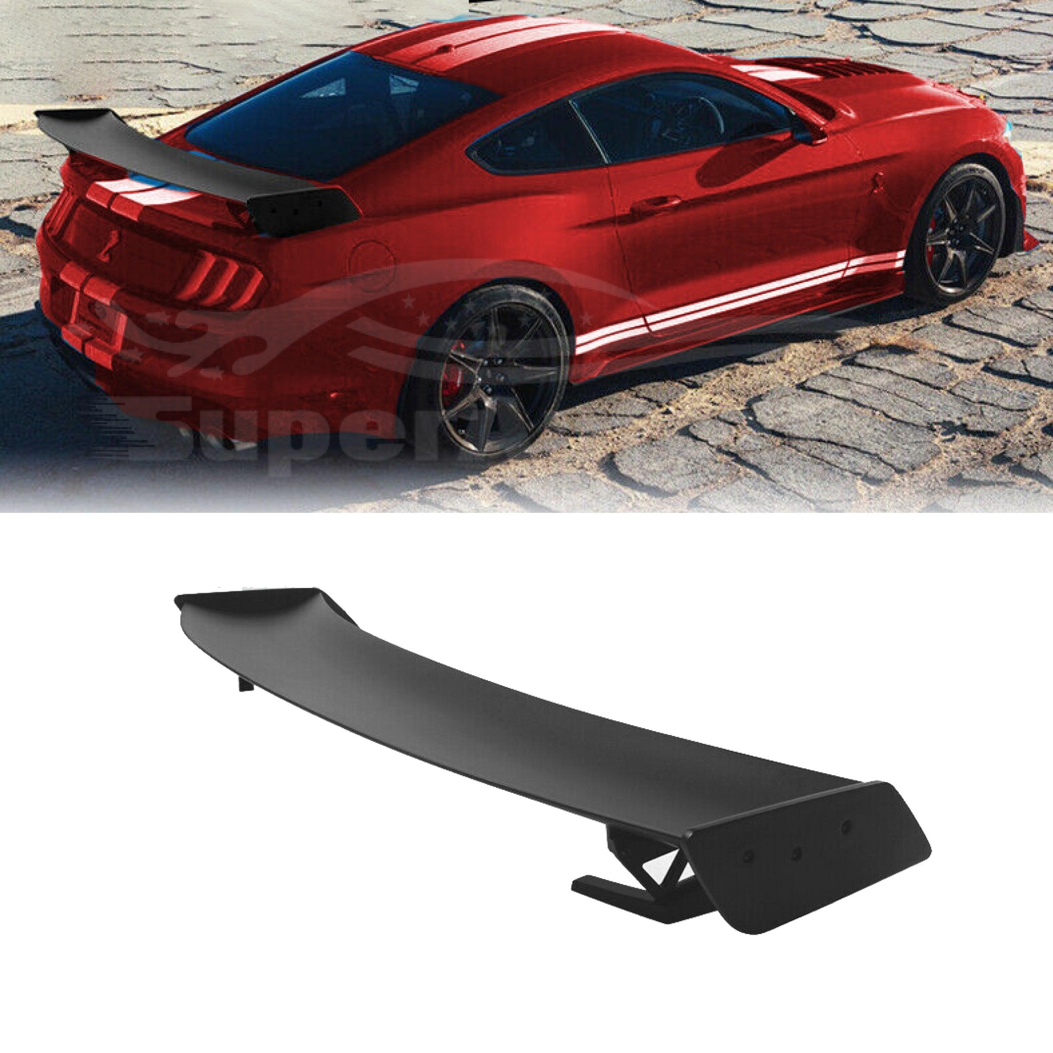 Fit for 2015-2021 Mustang GT500 Matte Black Rear Trunk Spoiler Wing ...