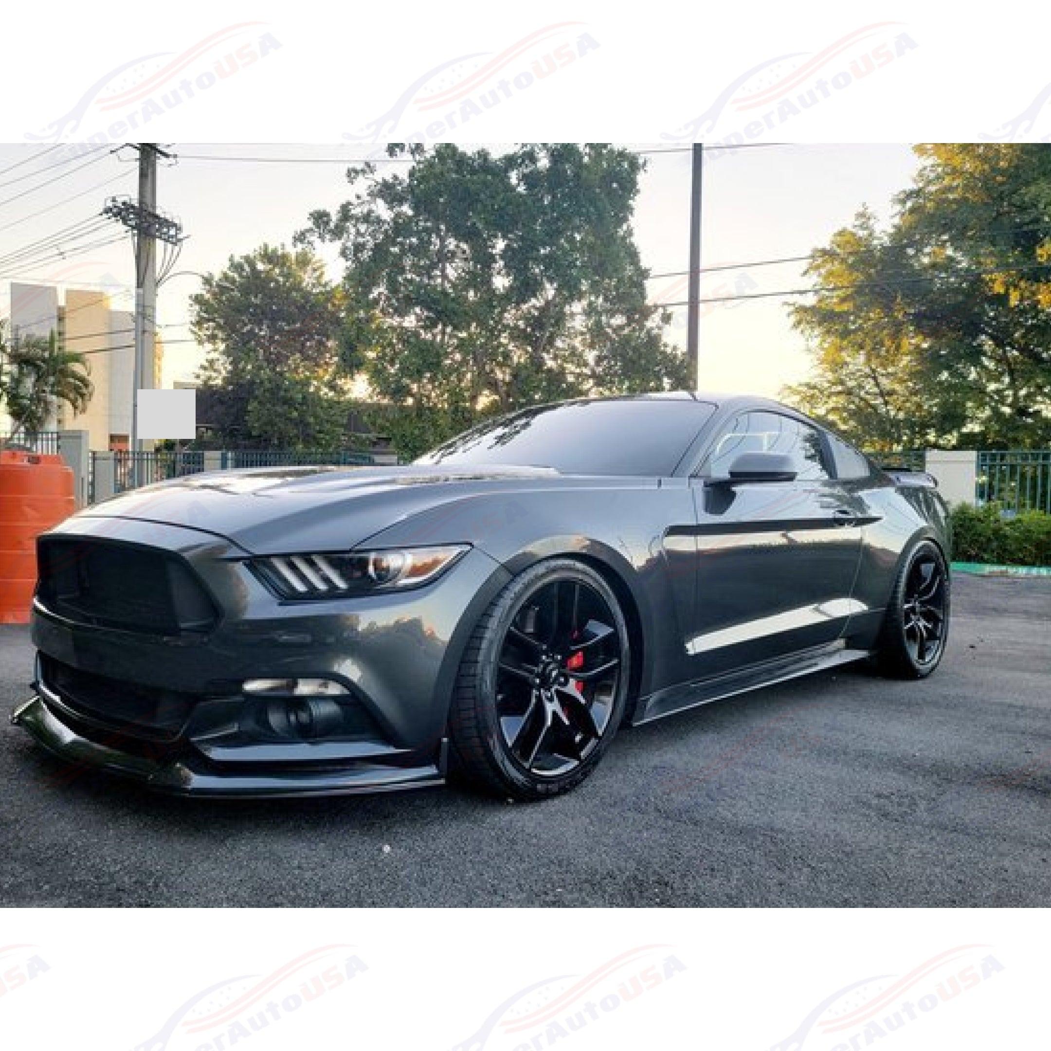 For 2015-2017 Ford Mustang Ecoboost Premium V6 GT GT350 Style Fenders ...