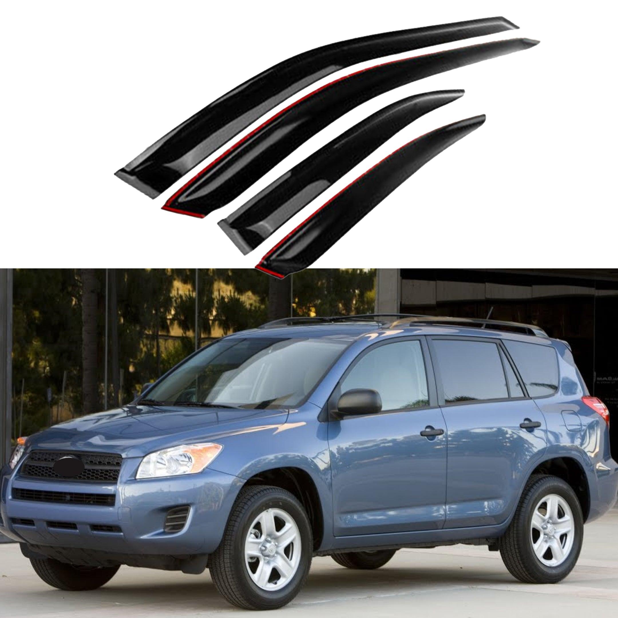 Fit 2006-2012 TOYOTA RAV4 Out-Channel Vent Window Visors Rain Sun Wind ...