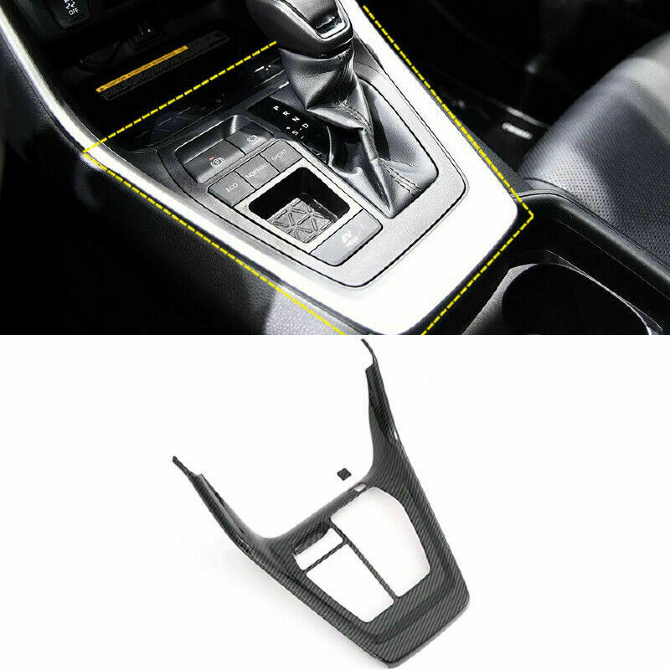 Fits 2019-2024 Toyota RAV4 Gear Position Shift Panel Box Cover (Carbon ...