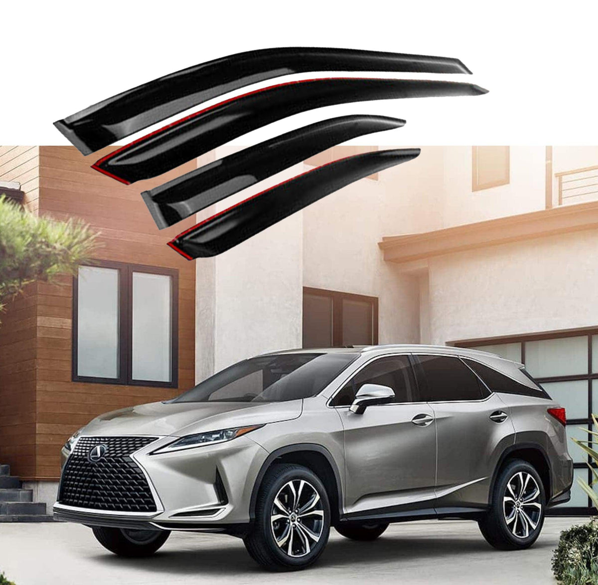 Fit 2017-2021 Lexus RX350 OE Style Vent Window Visors Rain Sun Wind Gu ...