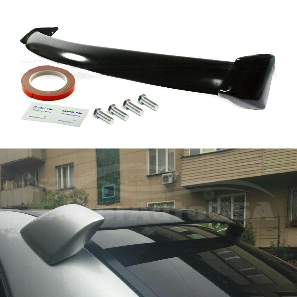 Fit 2002-2007 Subaru Impreza WRX STI Rear Roof Window Spoiler (Unpaint ...