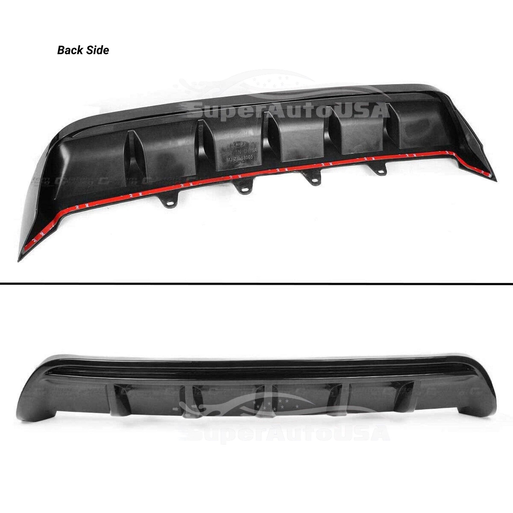 Fit 18-23 Toyota Camry Rear Bumper Lower Diffuser & Splitters ...